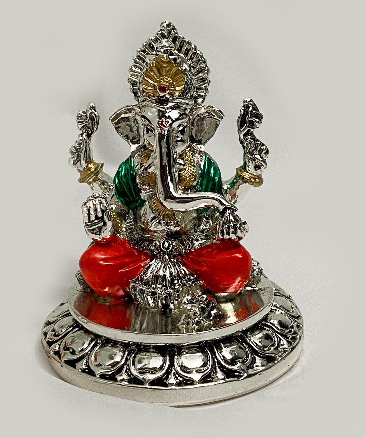 Best Silver Color Ganesh Statue | BELIRAMS SILVER GIFTS