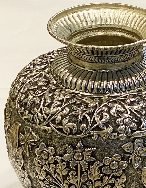 Antique Silver Plated Kalash | 11 Inch