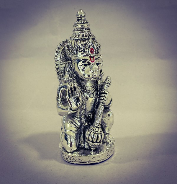 Silver Mini Hanuman | BELIRAMS SILVER GIFTS