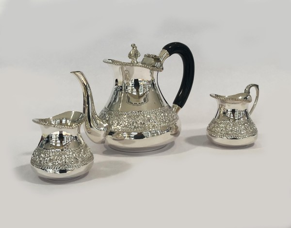 Buy Pure Silver Tea Set Gift | BELIRAMS SILVER GIFTS