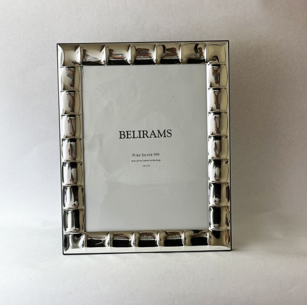 Fine Silver Squares Picture Frame | BELIRAMS SILVER GIFTS