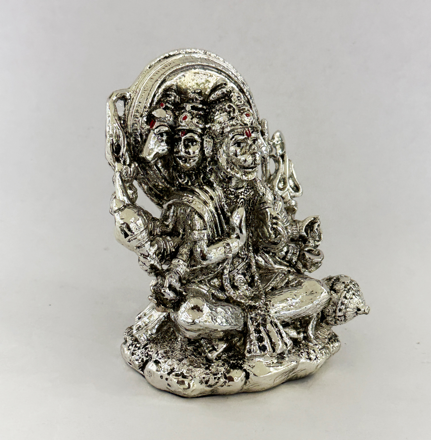 Buy Silver Hanuman Statue with Pahar | BELIRAMS SILVER GIFTS