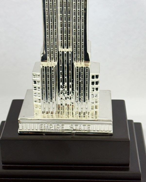 Empire State Building Art Model Silver Coated | 10″ height - BELIRAMS ...