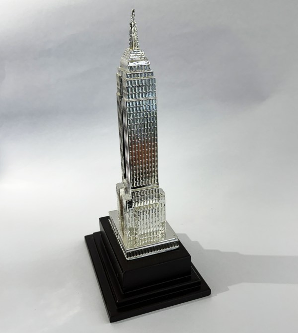 Empire State Building Art Model Silver Coated | 10″ height - BELIRAMS ...